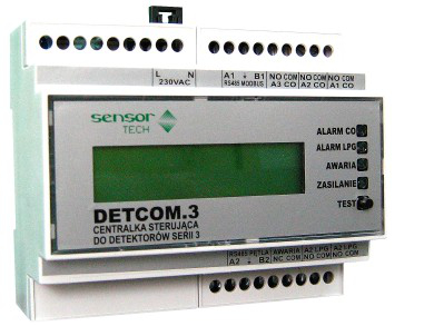 Sensor Tech DETCOM.3 Centralka sterująca do detektorów COMAG - Sklep PPOŻ